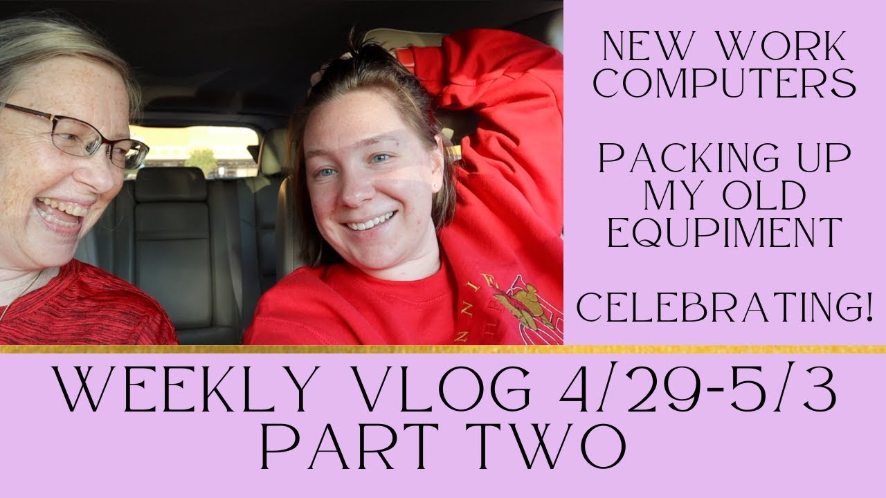 Weekly Vlog 4/29-5/3 Part Two :: Special delivery, packing up my work ...