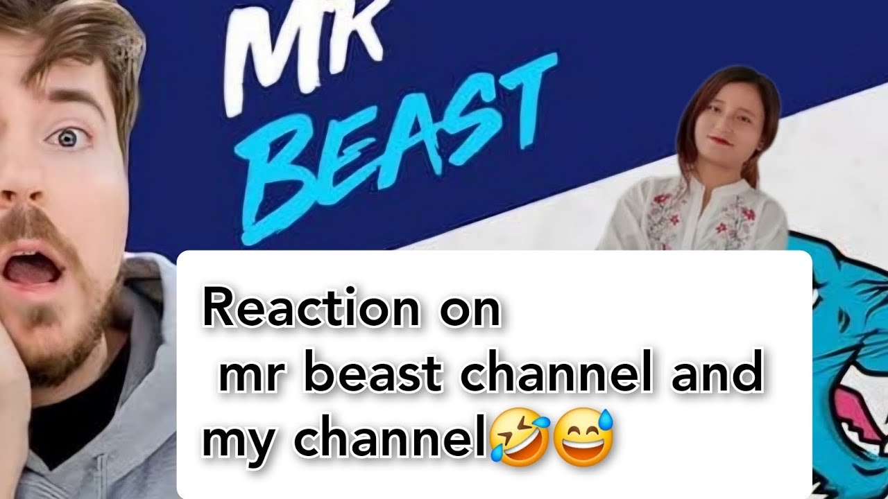 Mr beast million subscribers # reaction on his channel and my channel#😲 ...