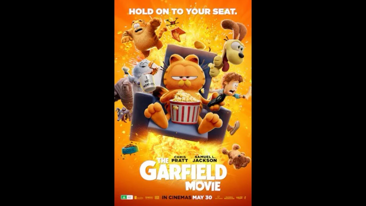 Opening To The Garfield movie (2024) Hoyts Cinemas (AMC Theaters) - YouTube