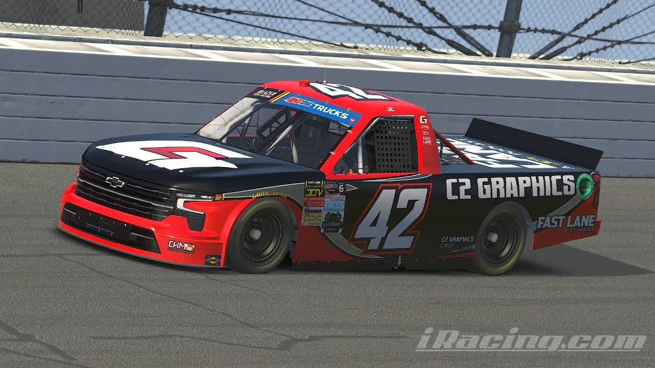 iRacing // BSR AMSOIL Truck Series MARDONPC.com 250 at Talladega - YouTube