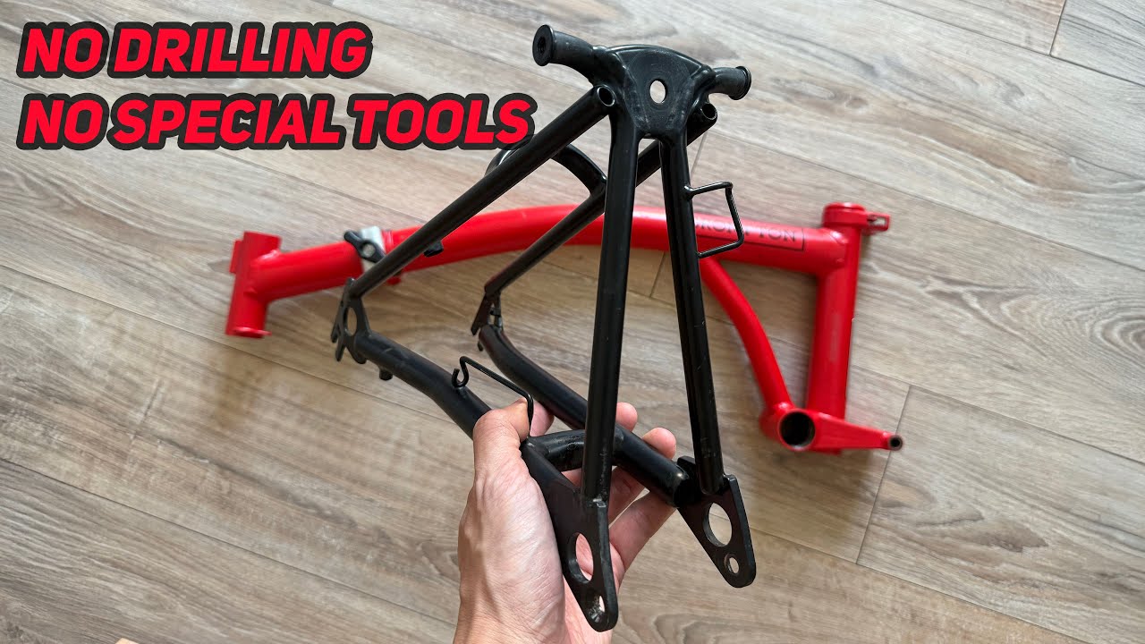 Brompton Rear Triangle Removal - YouTube