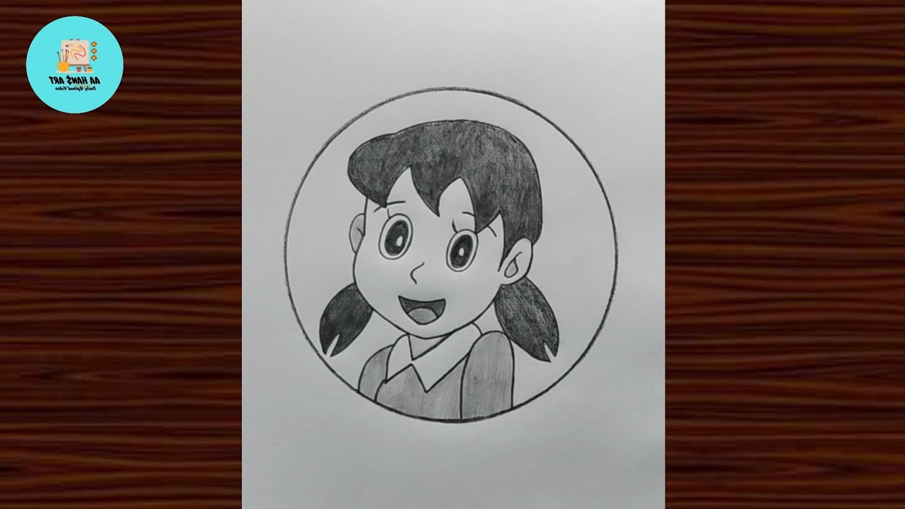 How To Draw Shizuka Minamoto||Shizuka drawing step by step||Easy ...