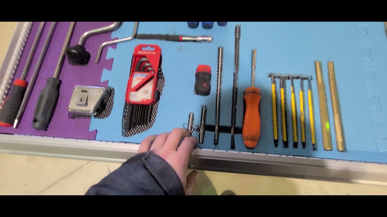 Tekton aircraft mechanic toolbox tour - YouTube