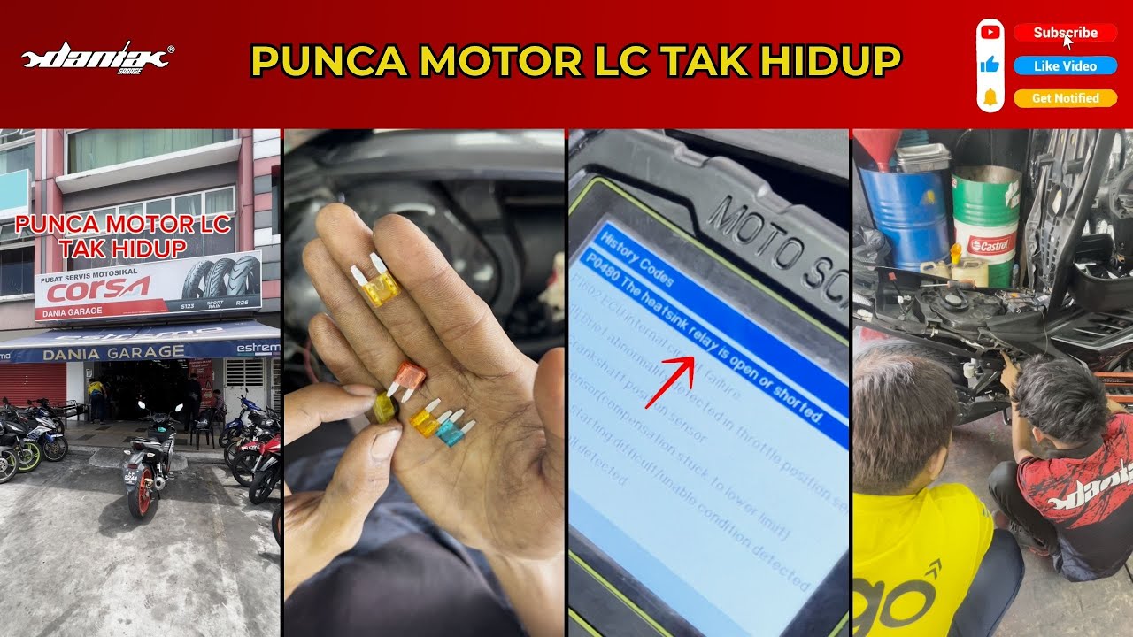 Punca Motor LC Tak Hidup, Ni lah akibat kacau bahagian tak patut..# ...