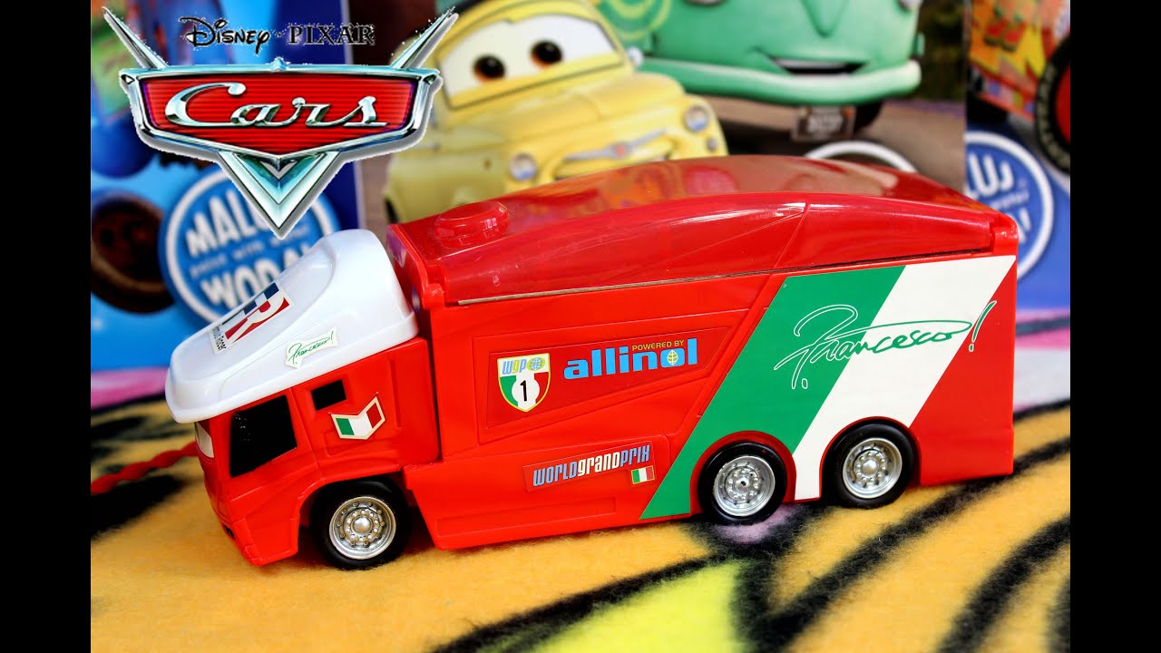 Sal Transporter - Riplash Racers - Cars 2 - Mattel - Love Toys - YouTube