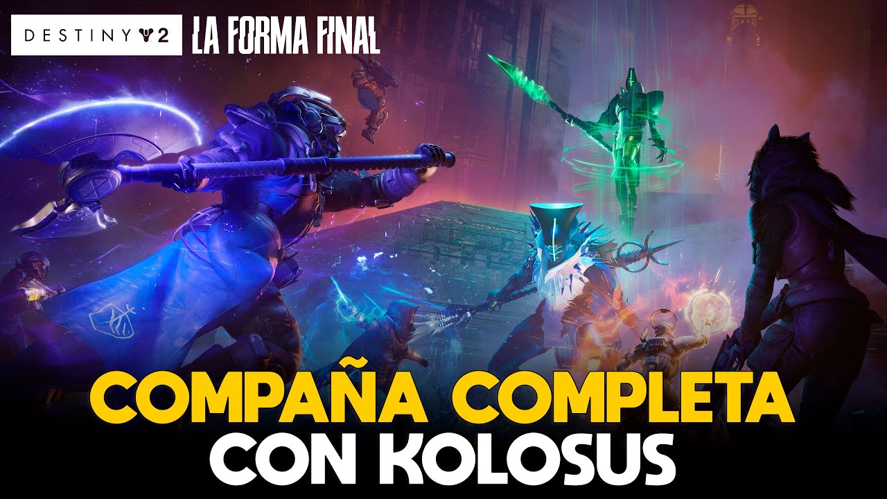 🔴LA FORMA FINAL CAMPAÑA COMPLETA CON KOLOSUS | #bungiecreator #destiny2 ...