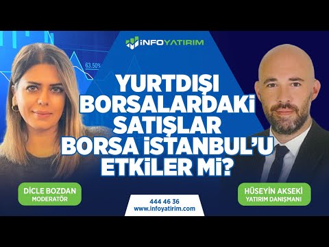 Yurtdışı Borsalardaki Satışlar Borsa İstanbul'u Etkiler mi? Hüseyin Akseki Yorumluyor | İnfo Yatırım