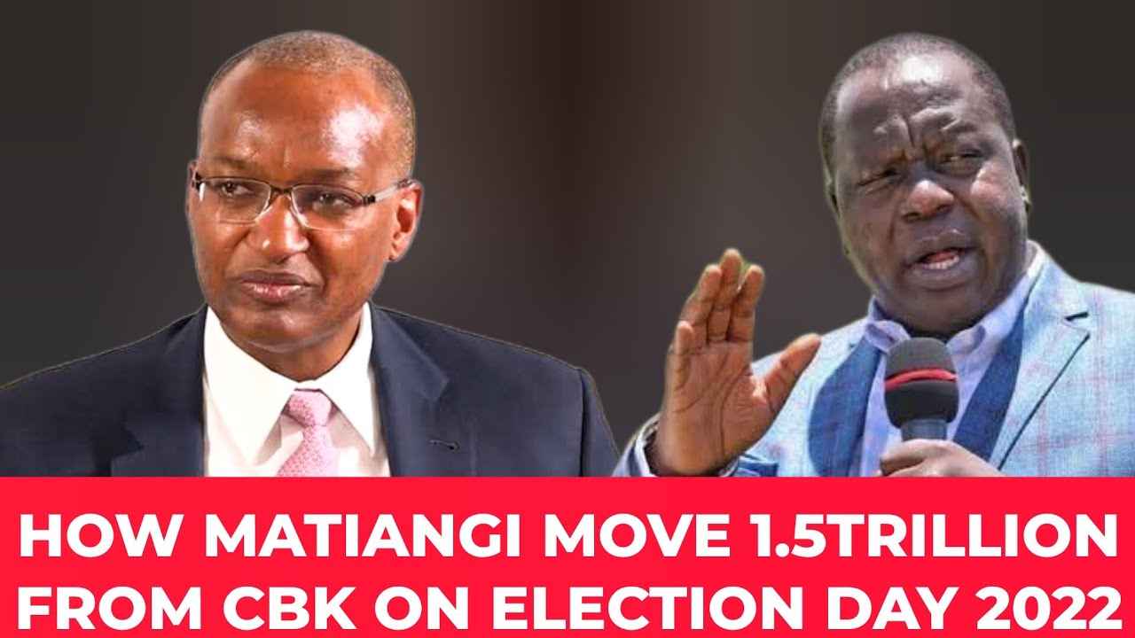 DID YOU KNOW FORMER CS MATIANGI OVER SAW STEALING OF 1.5TRILLION FROM ...