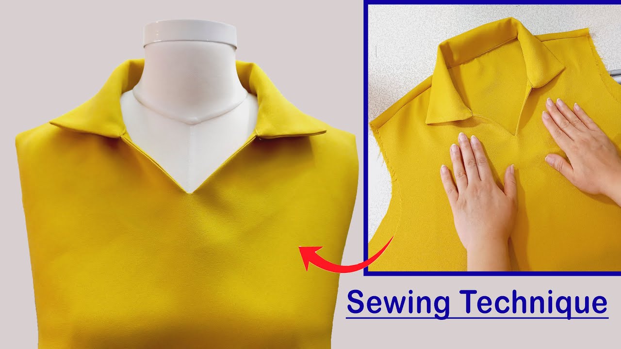 Important secrets and tips on neck sewing for beginners | easy way to ...