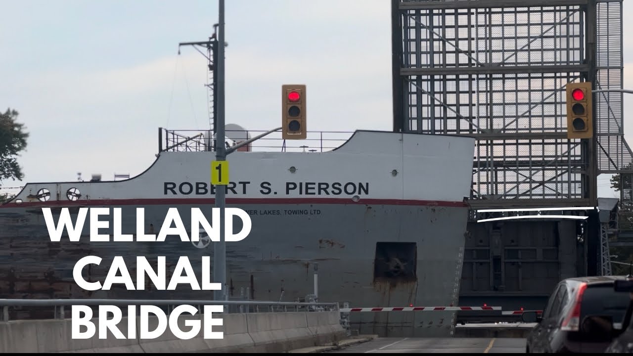Welland Canal Bridge - YouTube