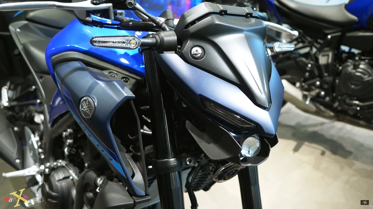 Yamaha MT-03 màu mới 2022 - Blue GP - Walkaround [4K60P] - YouTube