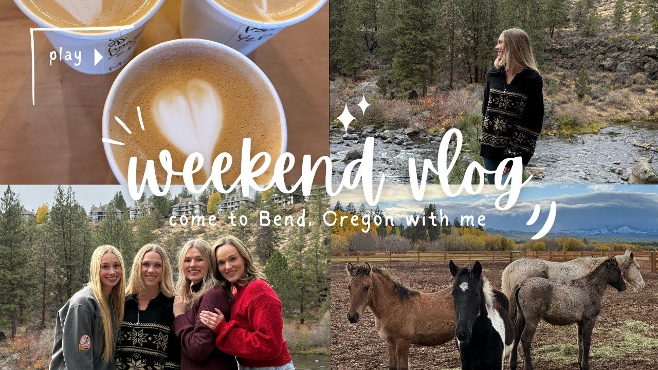 Oregon Friends Travel Vlog | Come to Bend, Oregon where we explore and ...
