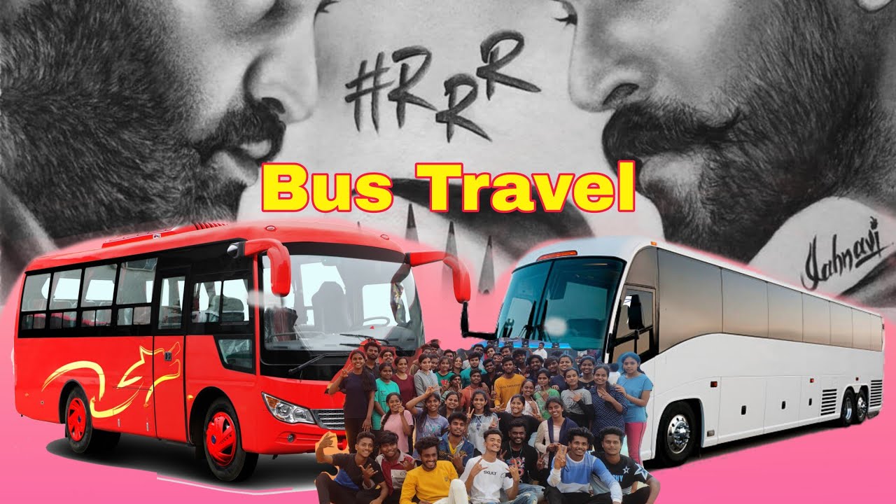 #rrr pre - releas event bus travel Chikmagalur | Ram Charan | Ntr ...