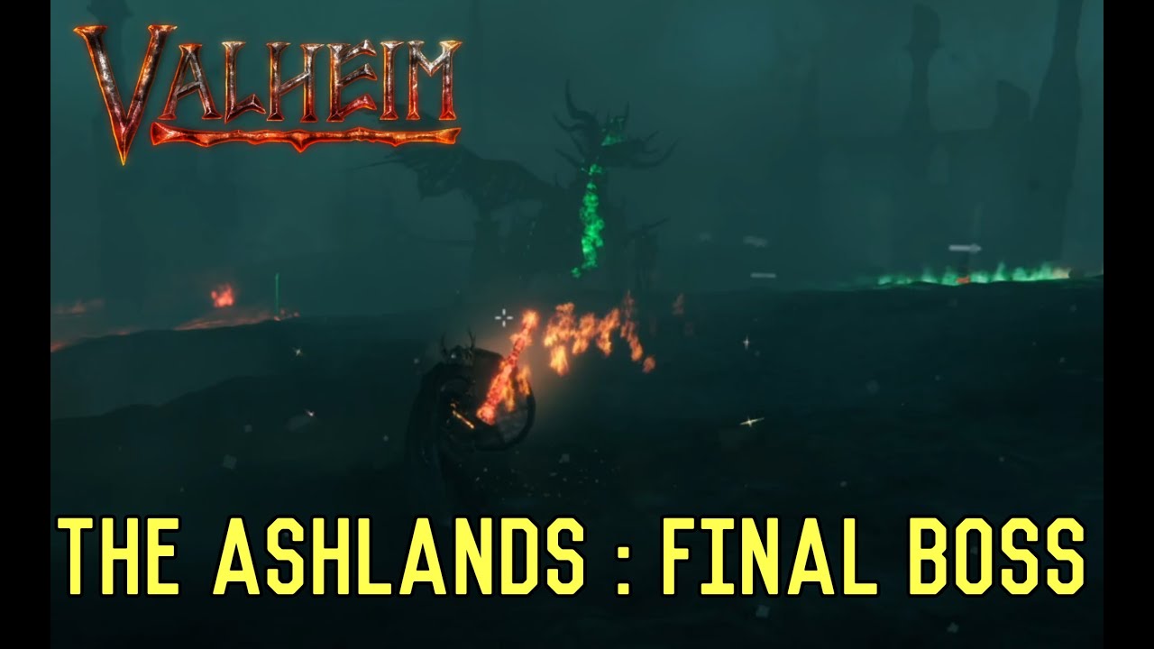 Valheim: The Ashlands - Fader Fight Full - YouTube