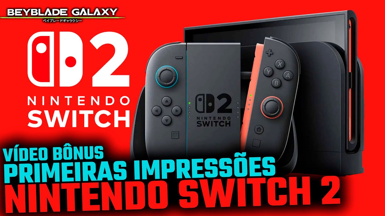 [Vídeo bônus] NINTENDO SWITCH 2 anunciado, essas são as minhas ...