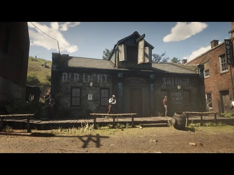 RDR2 - Meeting Miss Marjorie and Bertram At Old Light Saloon At Van ...
