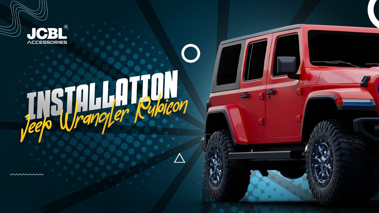 Electric Side step Installation In Jeep Wrangler Rubicon || JCBL ...