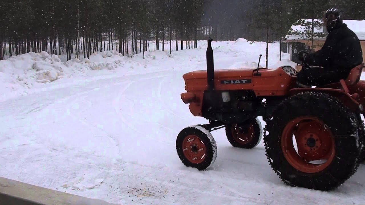 Fiat 250 "piccolo" snow works part1 - YouTube