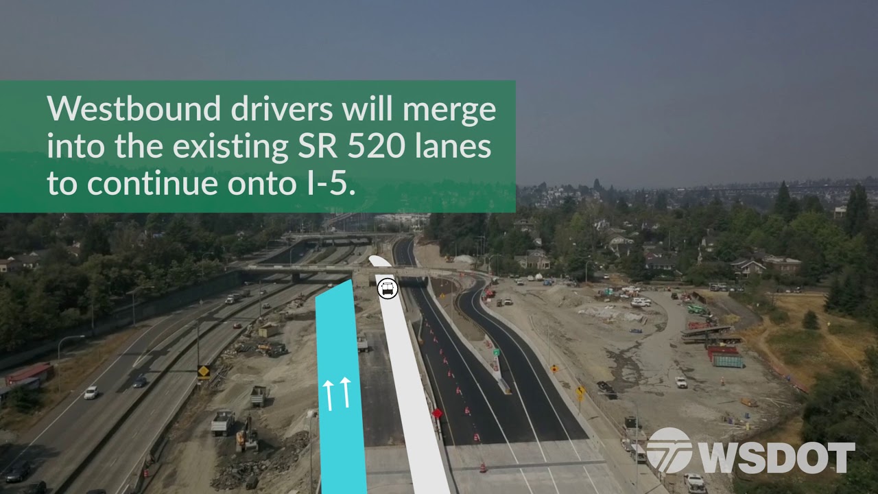 SR 520 - New westbound lanes coming Aug. 28 - West Approach Bridge ...