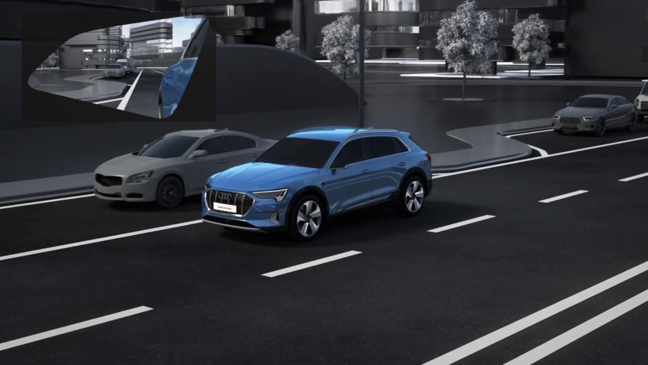Audi e-tron virtual exterior mirrors - YouTube