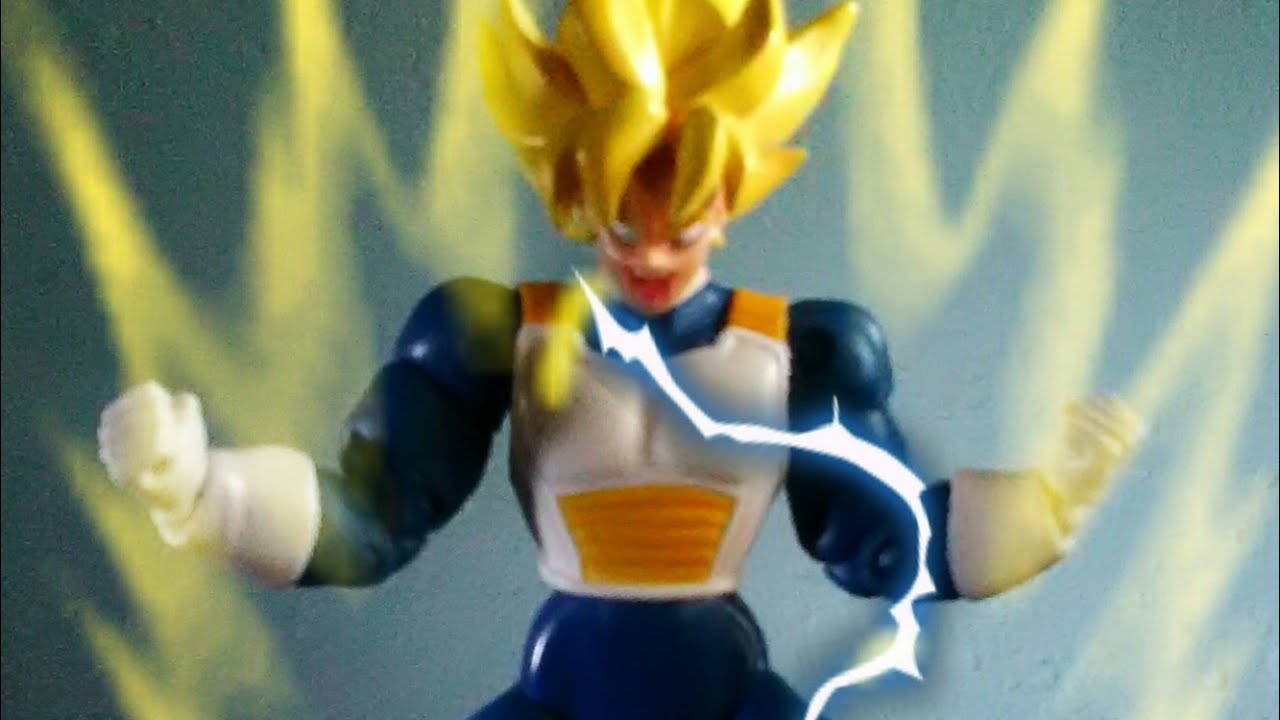 Dragon Ball Z Stop Motion - Goku Turns Ultra Super Saiyan In the ...