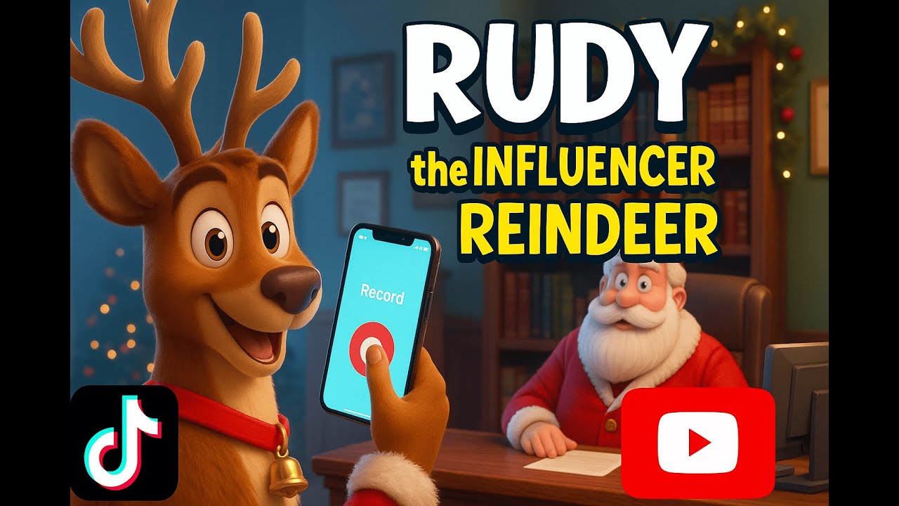 “Rudy the Influencer Reindeer 🎅📱 Santa’s Funniest Christmas Ever ...