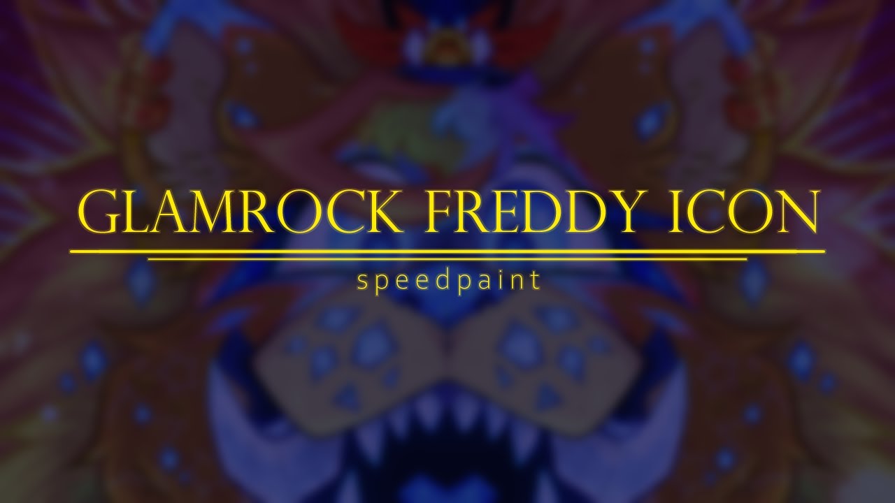 Glamrock Freddy icon (FNAF speedpaint) - YouTube