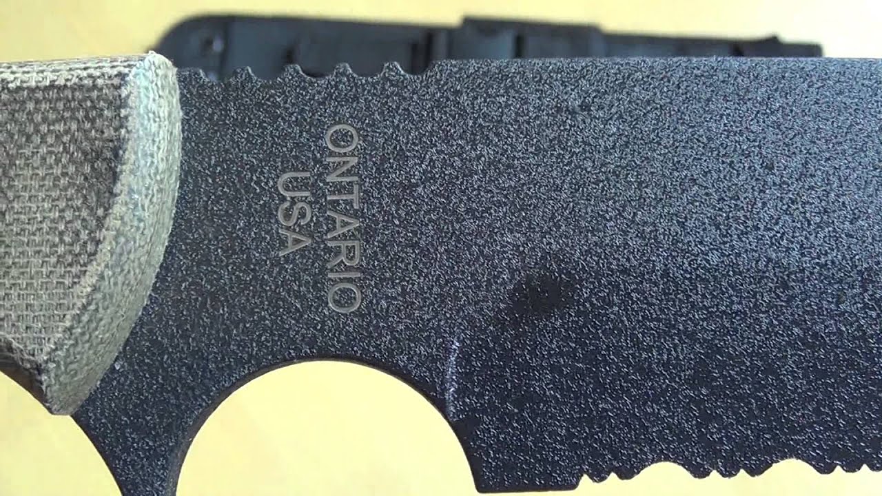 Ontario RAK Knife, Kabar Fin Fixed Blades - YouTube
