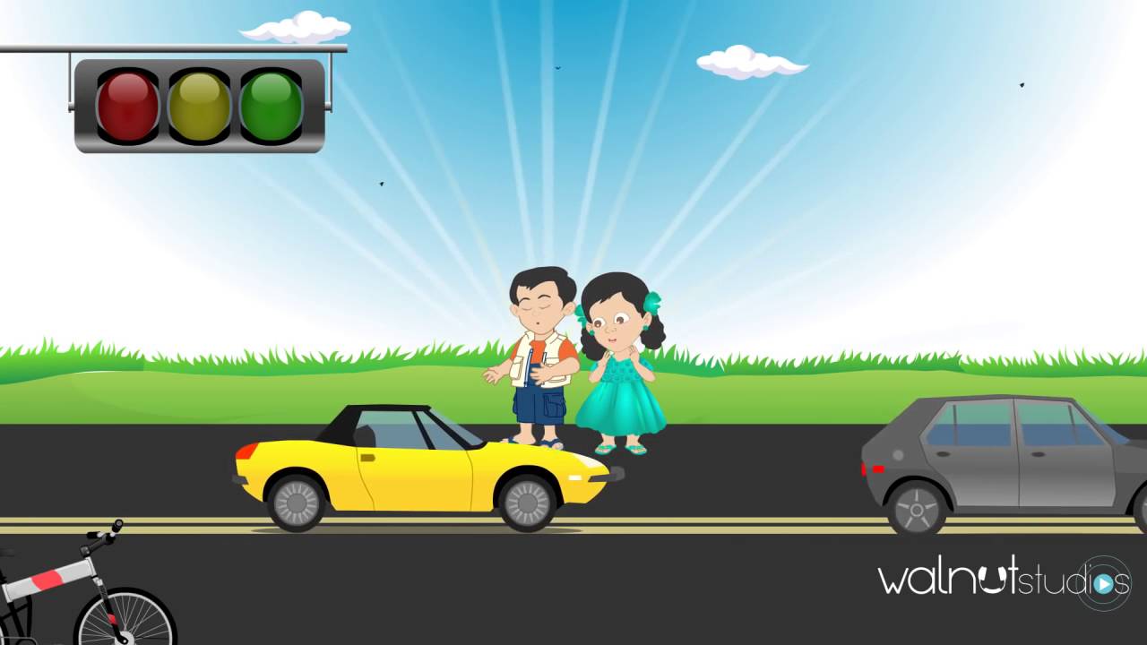 Red light Green Light Yellow Light Sweet Nursery Rhyme - YouTube