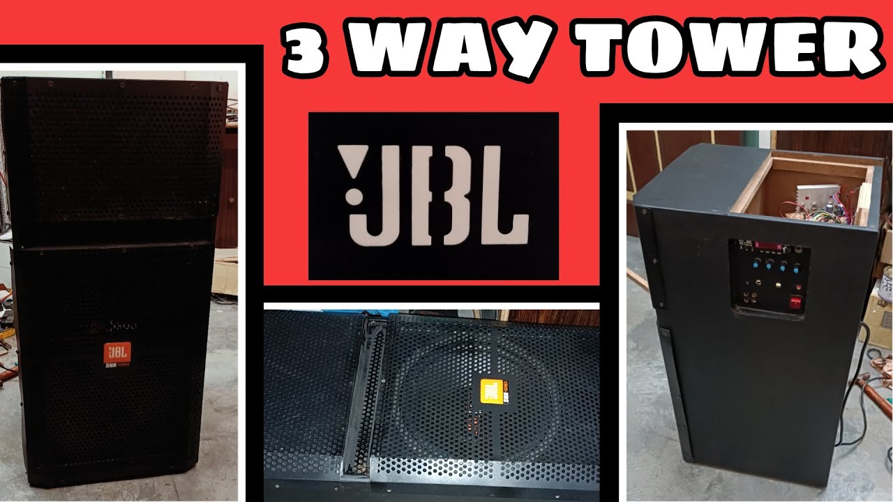 JBL 12inch A1500Hi Bass Tower Speaker Build - YouTube