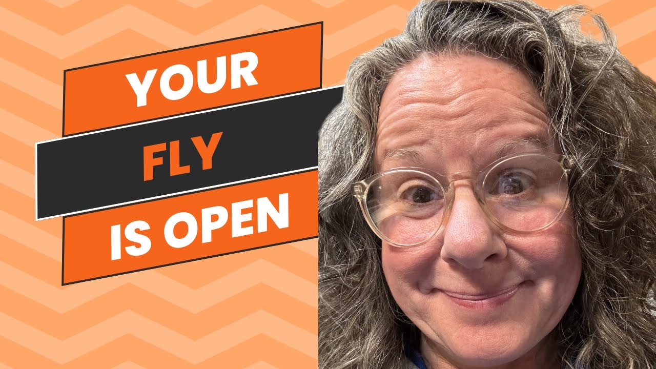 There’s a booger in your nose and your fly is open! - YouTube