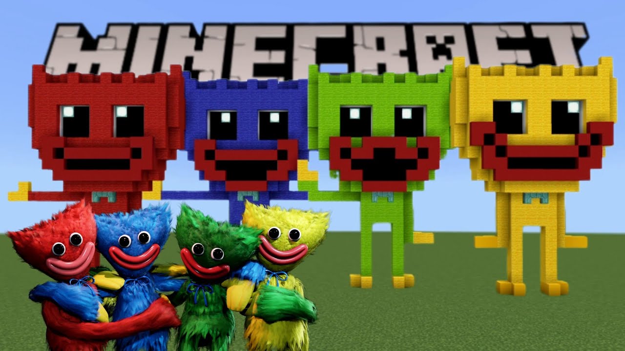 How to build Mini Huggies in Minecraft - YouTube