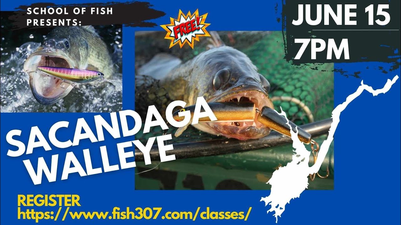 Walleye in the Sacandaga and Saratoga Lake Seminar Live Stream by Joe Greco Jr - YouTube