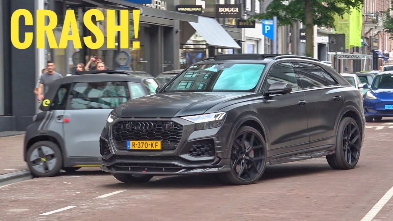 Sportscars In Amsterdam! Ep. 22 - CRASH RSQ8, LOUD F12 Berlinetta ...