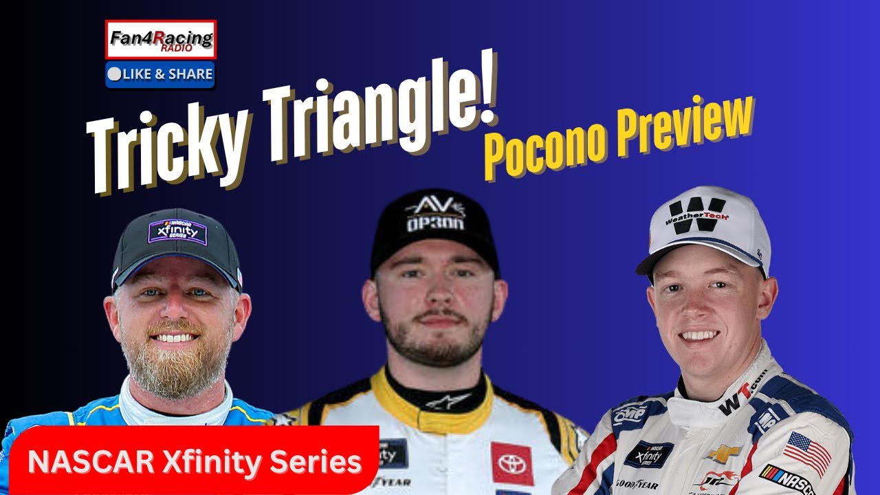 Tricky Triangle! - Pocono Preview for the NASCAR Xfinity Series - YouTube