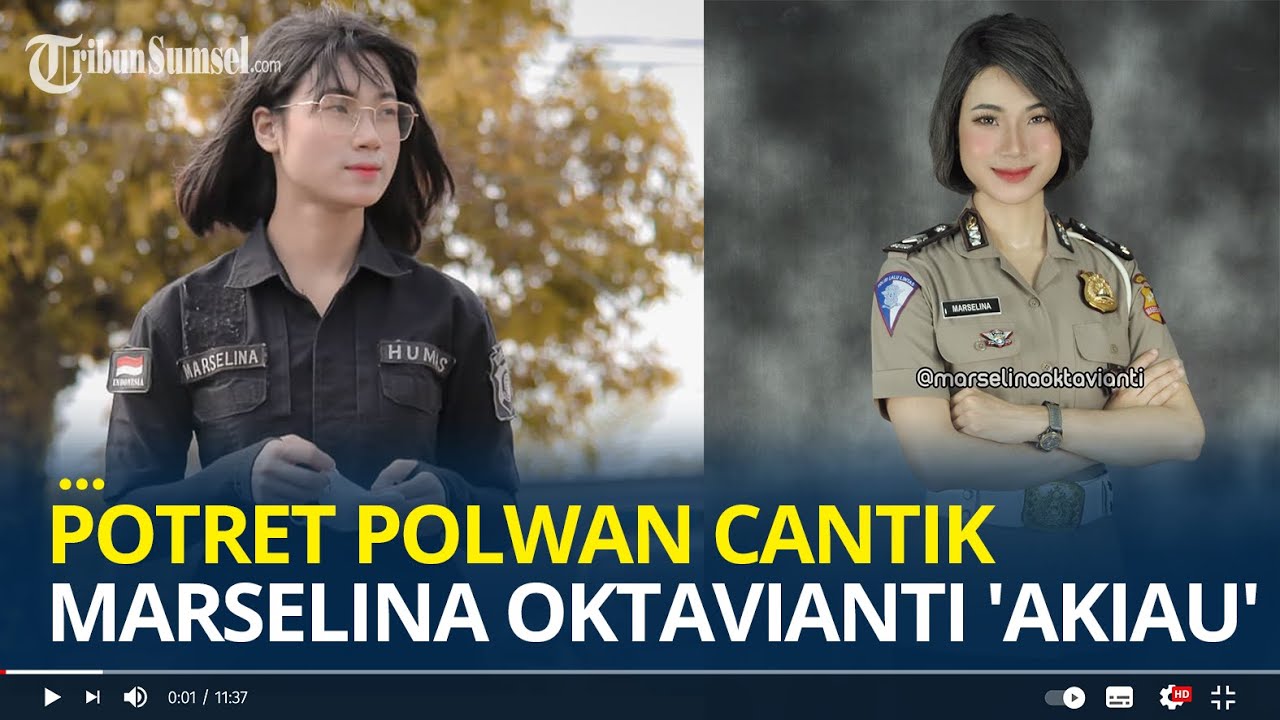 Potret Polwan Cantik Marselina Oktavianti 'Akiau', Tak Terima Endorse ...