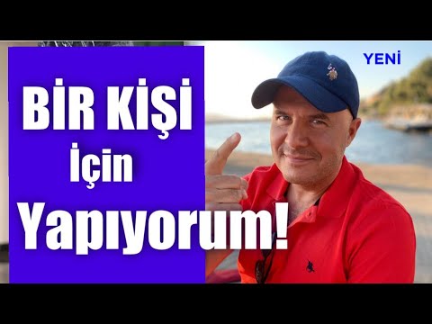 BİR KİŞİ İÇİN YAPIYORUM! #adilyıldırım 