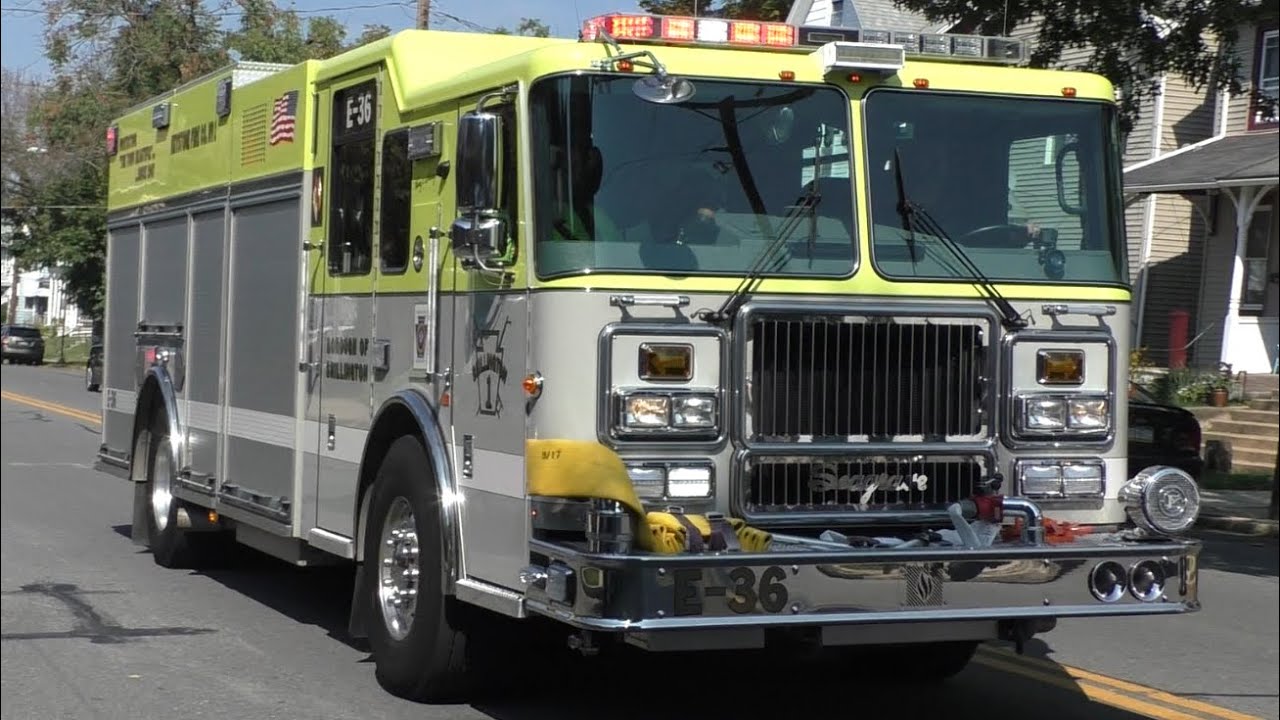 Keystone Fire Co of Shillington Engine 36 Responding 9/11/19 - YouTube