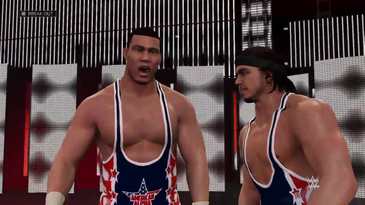 WWE 2K17 Universe Mode WWE Tag Team Champions Blake & Murphy vs ...