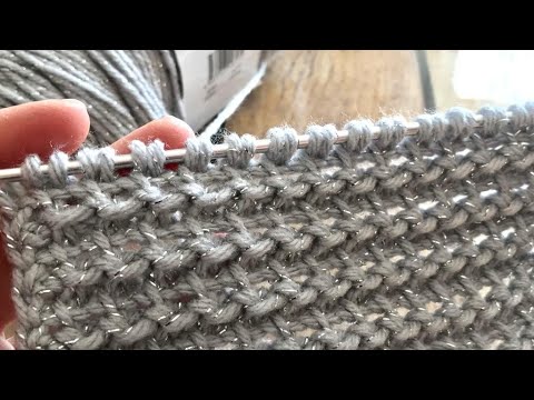 Süper Easy Knitting Model- Bim Marketlere Bugün Gelen Yünle Yaptığım Model