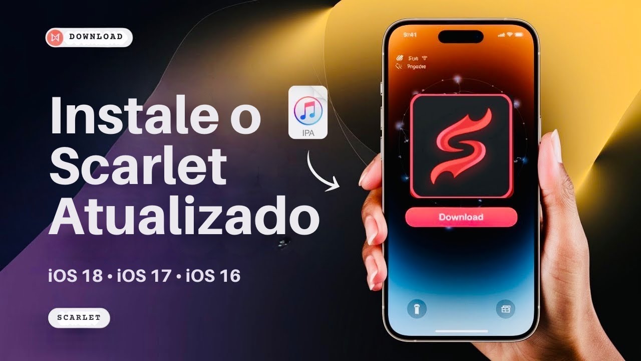 Como BAIXAR Scarlet no iPhone - ATUALIZADO p/ 2025 (JEITO CERTO) IOS 13 ...