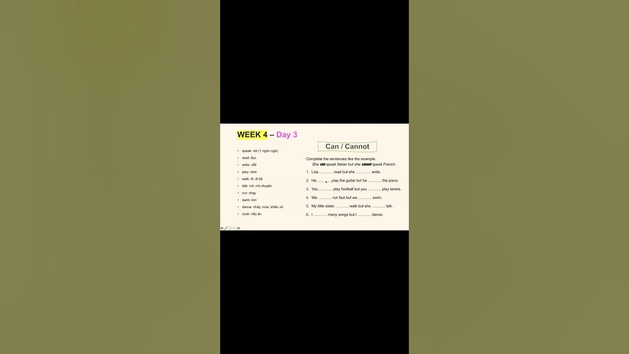 Week 4 Day 3 - YouTube