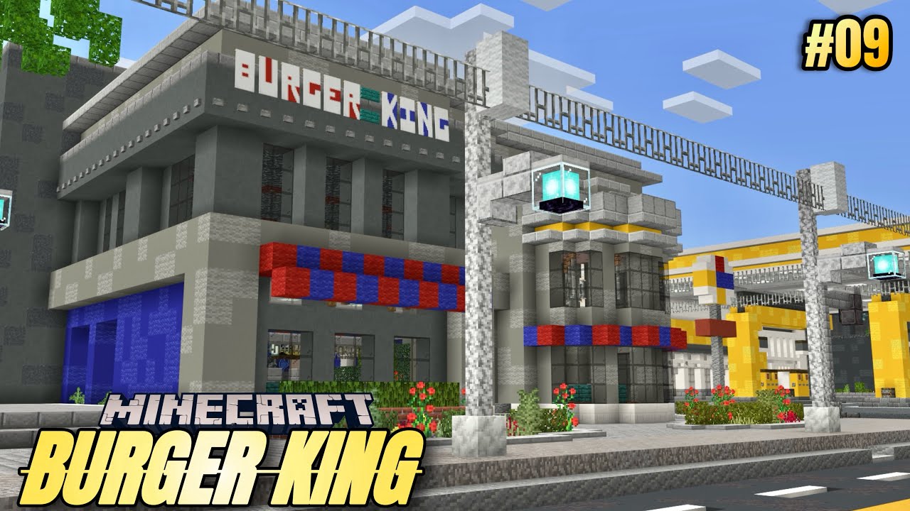 [Minecraft Construindo cidade] Timelapse BURGER KING Ep: #09 - YouTube