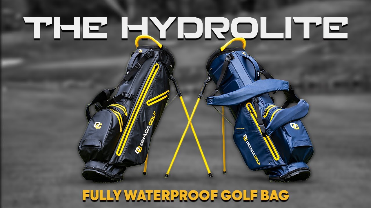 HydroLite Fully Waterproof Golf Bag I OMADA Golf - YouTube