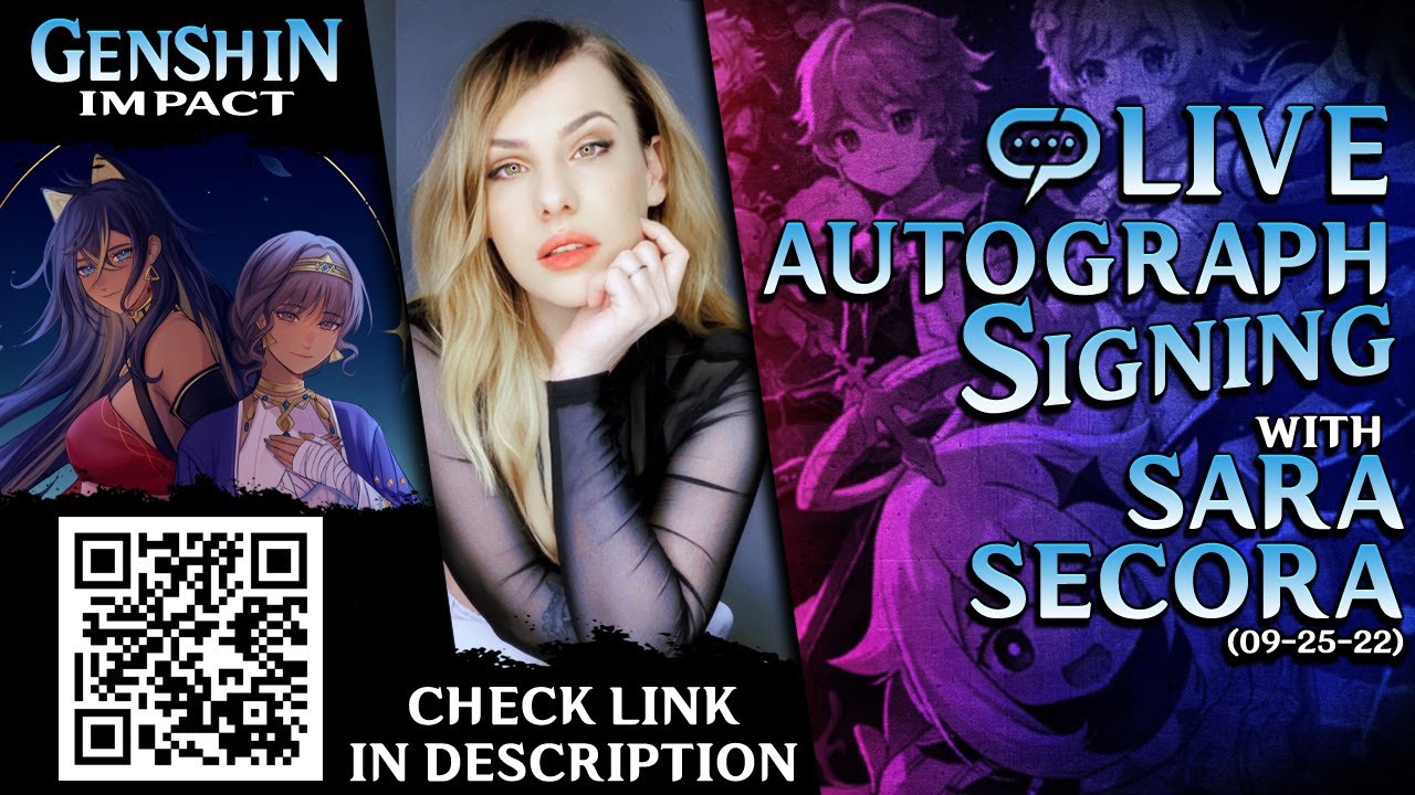 Sara Secora | Genshin Impact | Q&A and Autographs (09-25-22) - YouTube