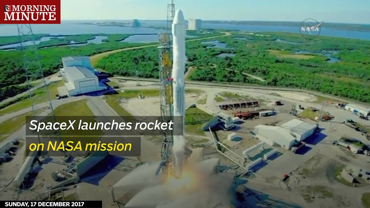 SpaceX launches rocket on NASA mission - YouTube
