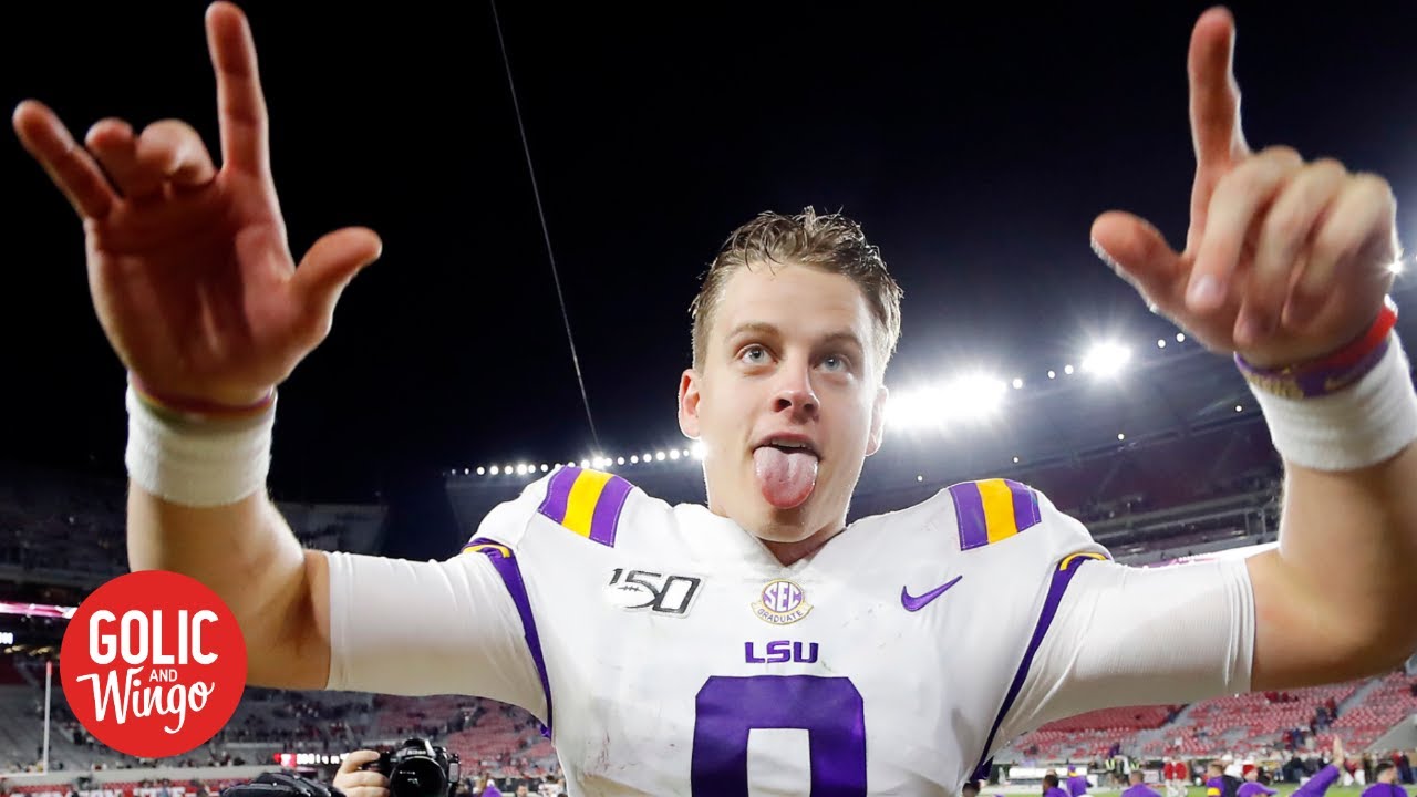 Joe Burrow has 2 hands around the Heisman Trophy - Paul Finebaum ...