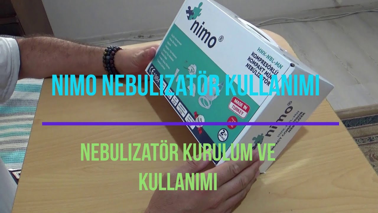 Nimo nebulizatör kullanımı detaylı ve uygulamalı anlatım - YouTube