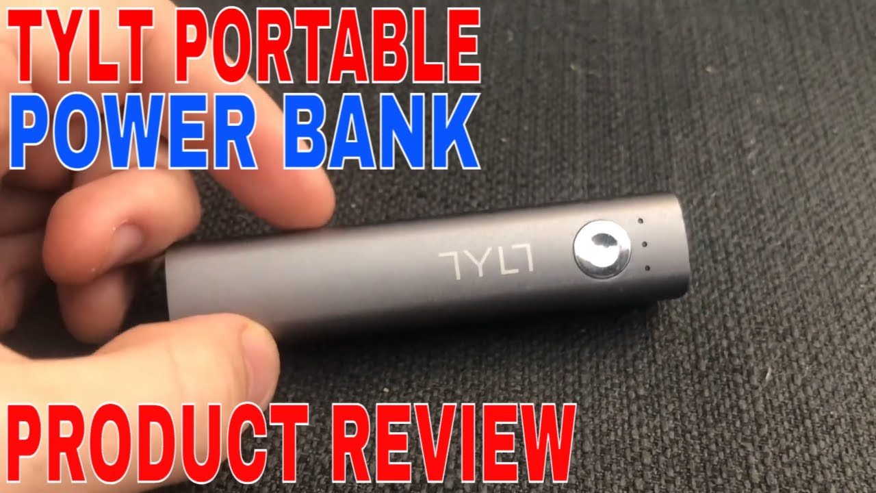 How To Use TYLT Built to Tylt Portable Power Bank Review 🔴 - YouTube