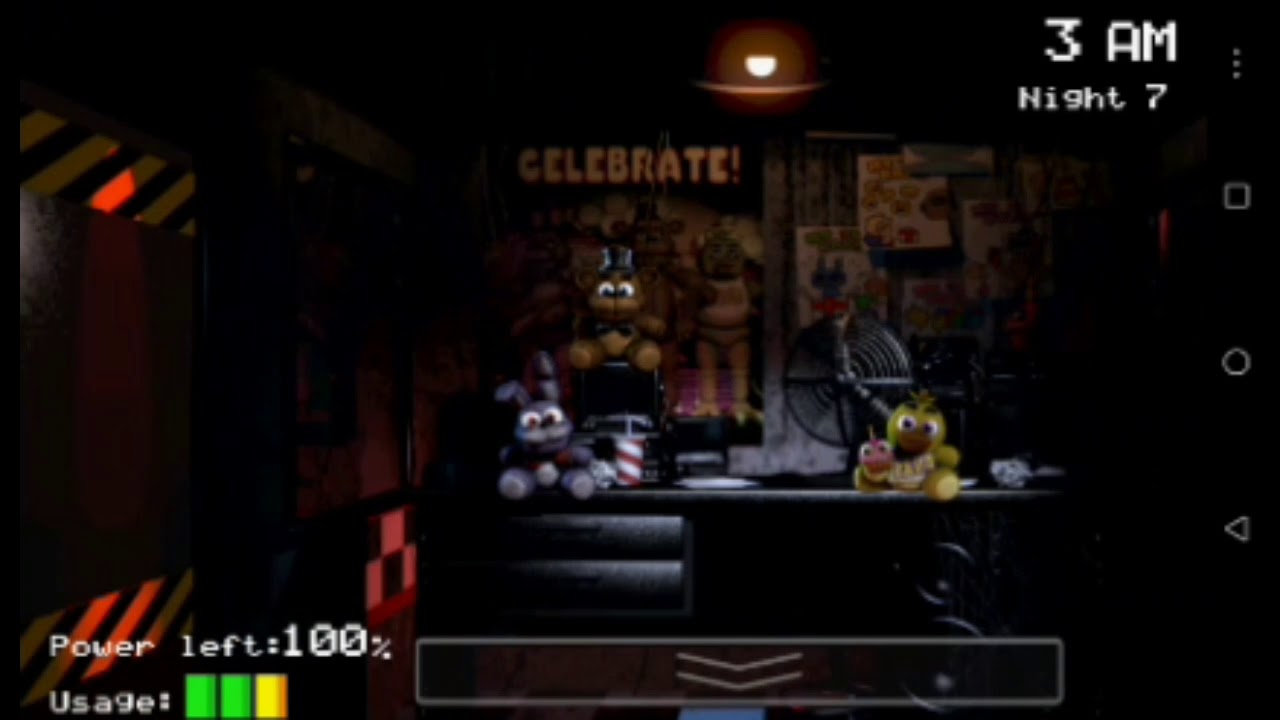 Five nights at Freddy's with cheat - YouTube